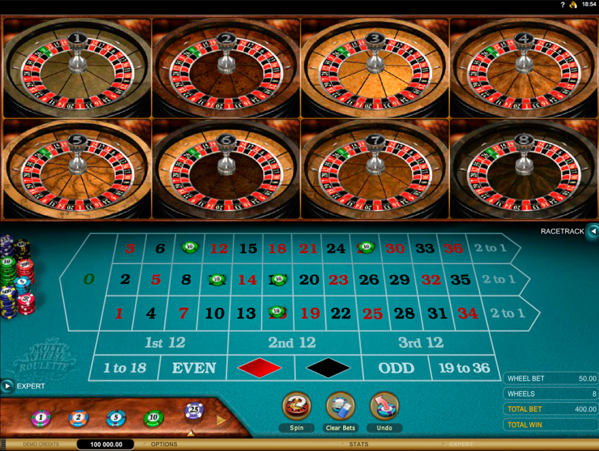 FREE Multi-Wheel European Roulette by Microgaming- Demo Mode